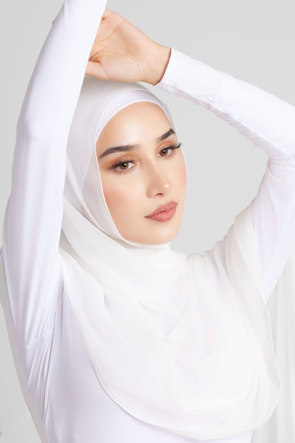 White Plain Hijab – Hijab House Egypt