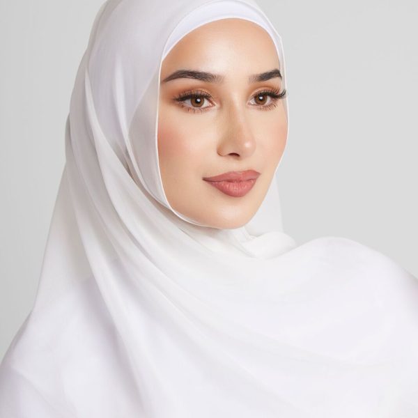 White Plain Hijab – Hijab House Egypt
